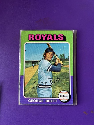 George Brett 1975 Topps RC (HOF) KC Royals #228 VG | eBay