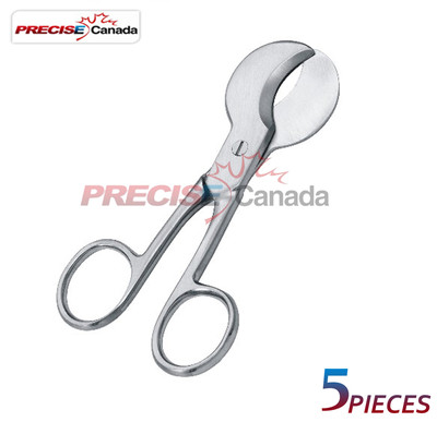 SET OF 5 UMBILICAL CORD SCISSORS 4.5" OB/GYN GYNECLOGY SURGICAL ...