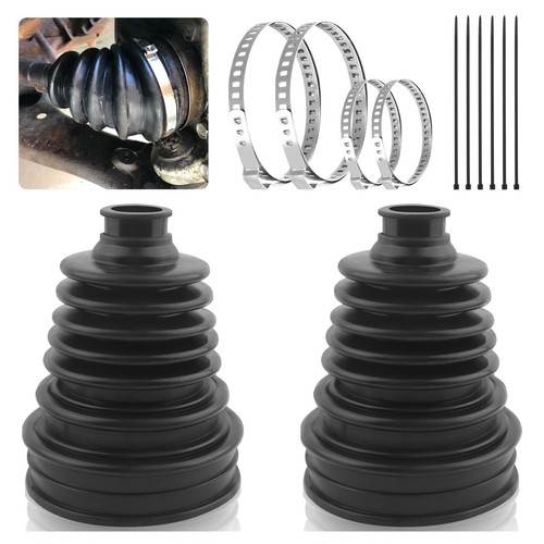 2PCS CV Boot Repair Kit Fit for 19mm to 24mm ShaftsSilicone CV Axle ...