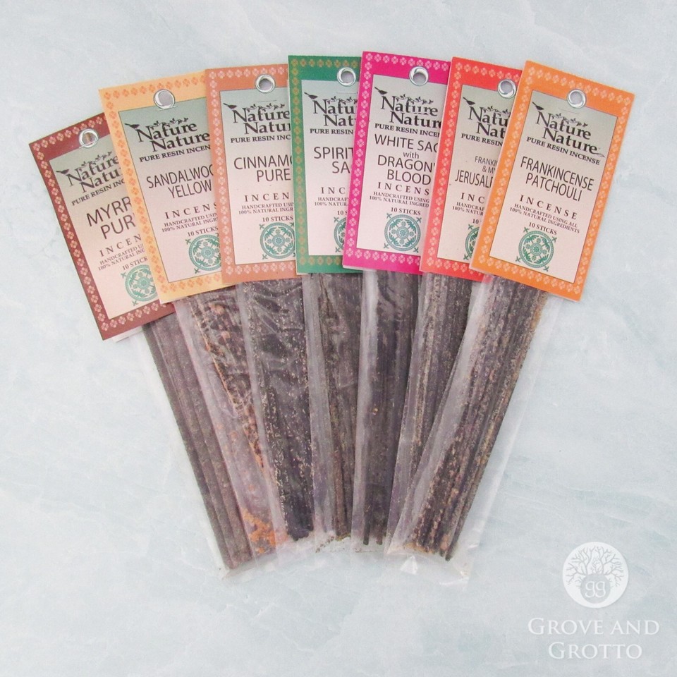 Passion Patchouli Resin Incense Sticks (10 Pack) by Nature Nature NEW ...