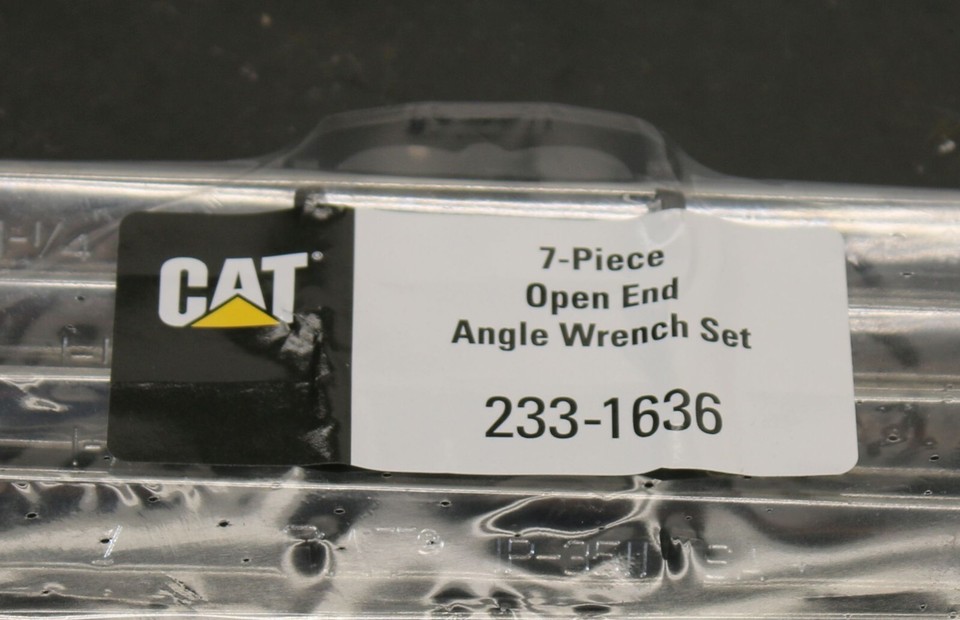 Cat Caterpillar Tools USA 13/16" to 1-1/4" 7pc Jumbo Open End Angle ...