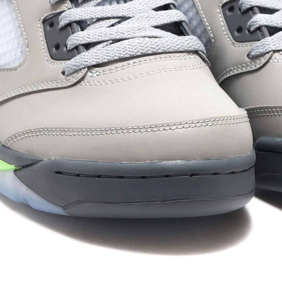 Nike DM9014-003 Air Jordan 5 Retro Green Bean 2022 Silver Men's US 8-13 ...