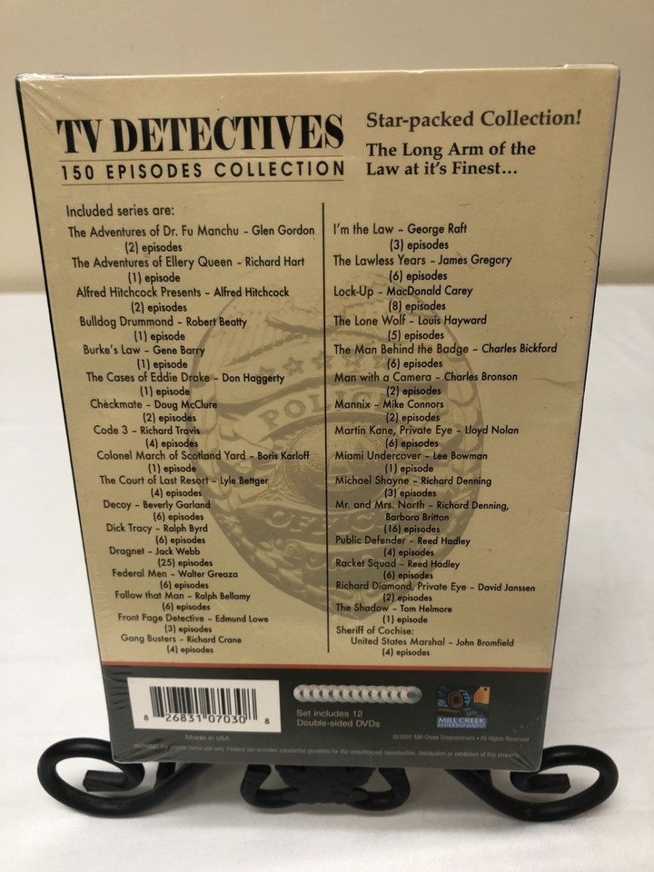 Best of the Detectives 150 Episodes-Ellery Queen-Dragnet-Dick Tracy ...