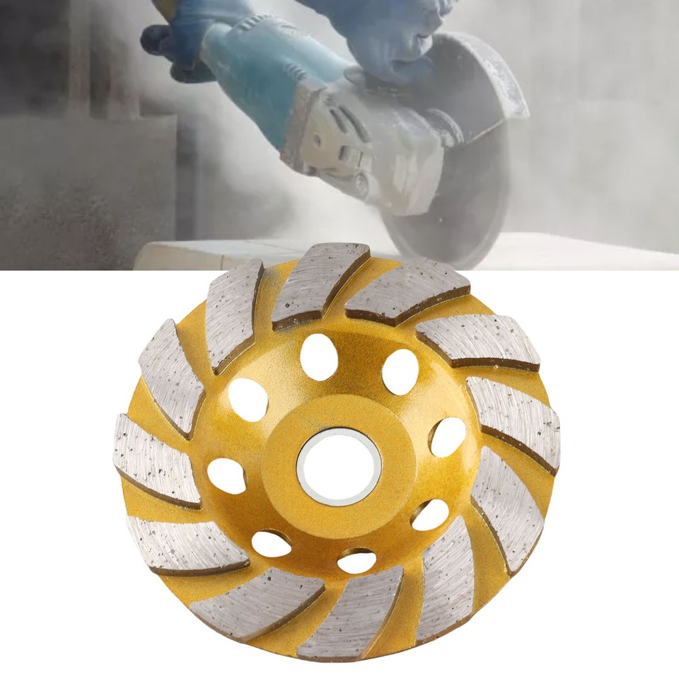 Grinding Wheel 4in Segmented Grinder Disc Cutting Cup For Concrete ...