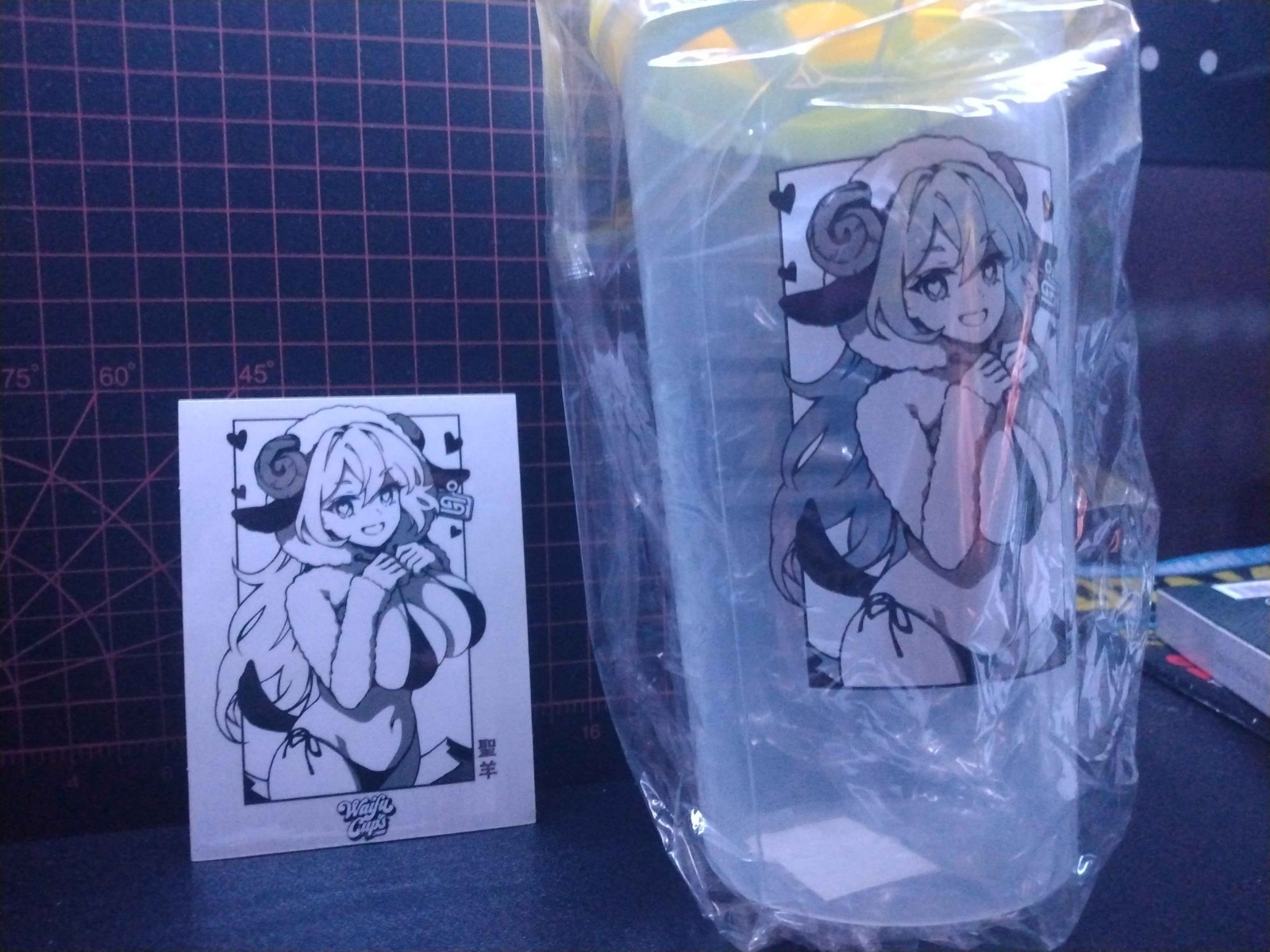 GamerSupps GG "Waifu Cup S5.4: "Holy Sheep" Limited Edition! w/ sticker ...