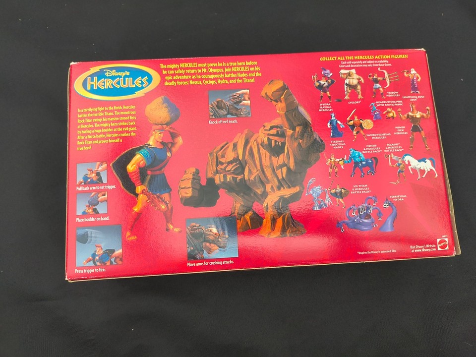 Vintage Disney’s Hercules Rock Titan & Hercules Battle Pack | Mattel ...