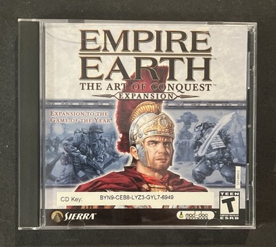 Empire Earth The Art of Conquest Expansion PC CD-ROM 2002 Windows XP ...