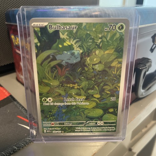 Pokémon TCG Bulbasaur Holo Illustration Rare Card 166/165 | eBay