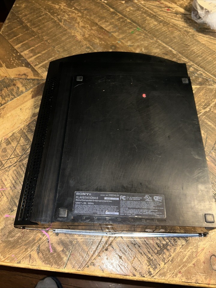 PS3 Console Model No. CECHL01 Not Working For Parts Only Untested ...