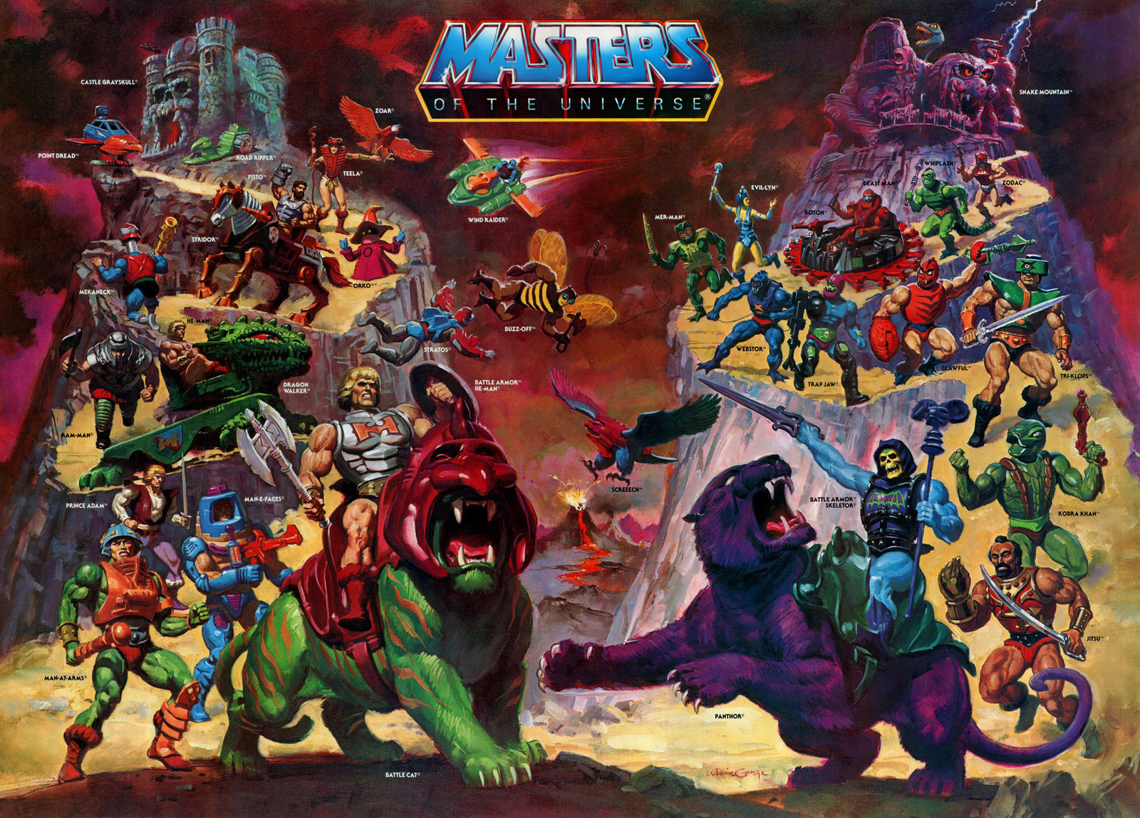 Masters of the Universe He-Man Poster |4 Sizes| #1 Box Set Comic Figure ...