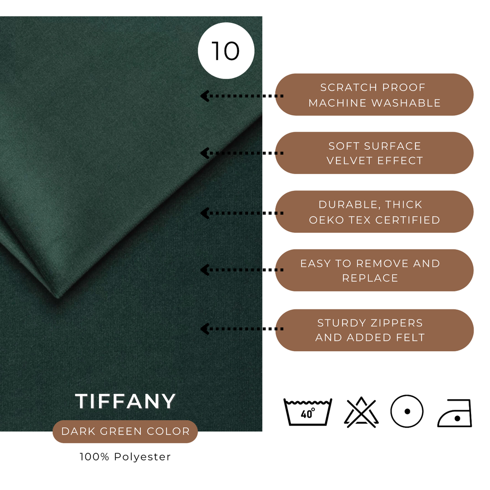 PARUP 3 Seat IKEA Sofa Cover - Tiffany / Dark Green | eBay