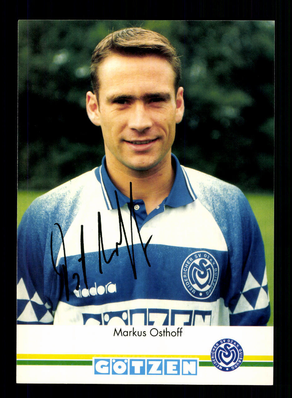 Markus Osthoff Autogrammkarte MSV Duisburg 1995-96 + A 194396 D | eBay.de