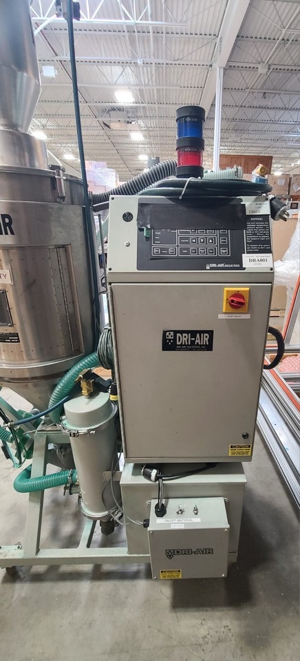 Dri Air HDP-3 Plastics Dryer 100 lb. Hopper RH100 Injection Molding ...