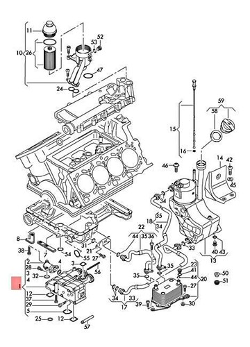 Genuine AUDI R8 422 423 427 429 Oil Pump 079115103AA | eBay