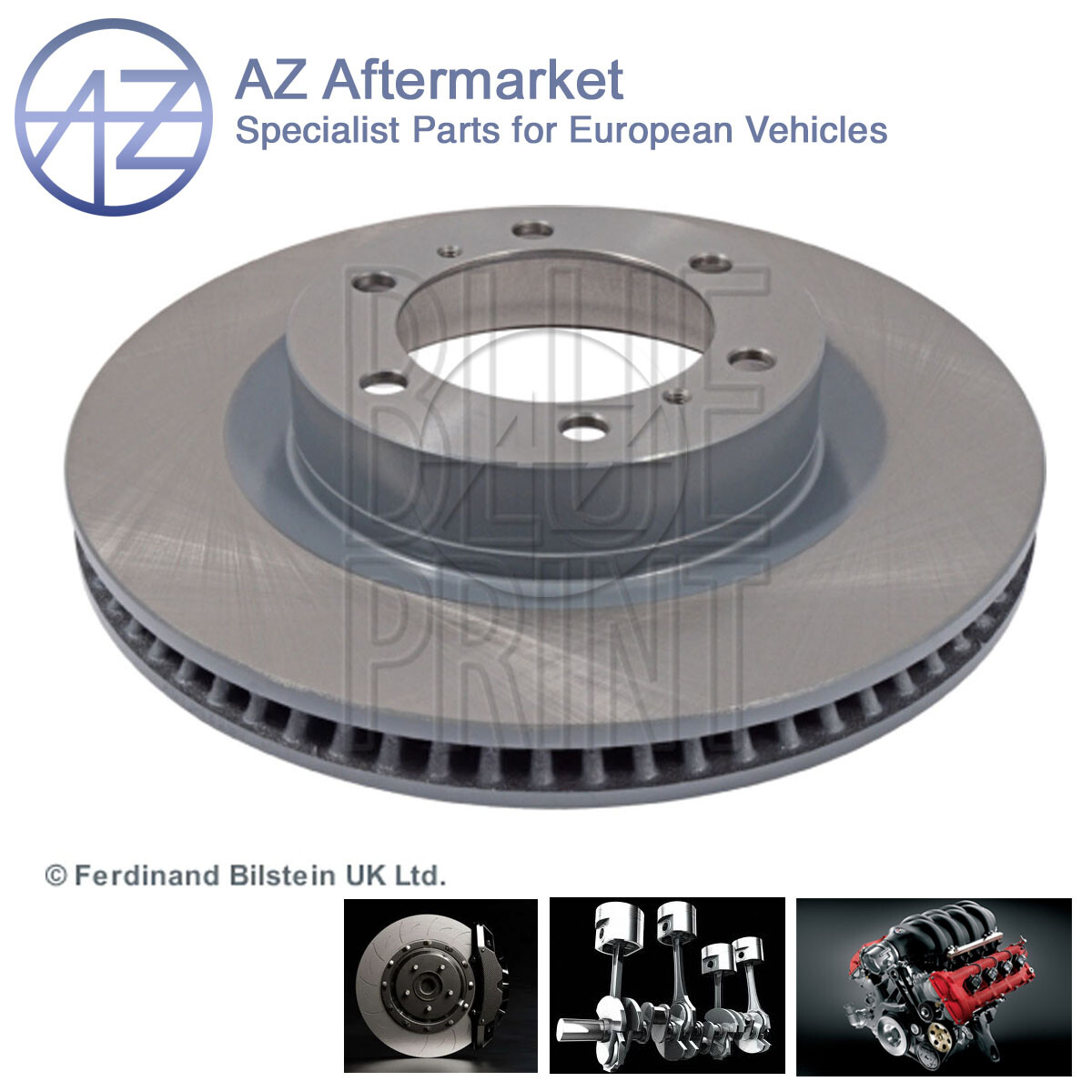 Fits Toyota Land Cruiser Prado 2009- AZ 1x Brake Disc #2 4351260190 ...