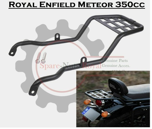 Fit For Royal Enfield "Meteor 350 Black Atlas Luggage Carrier Set ...