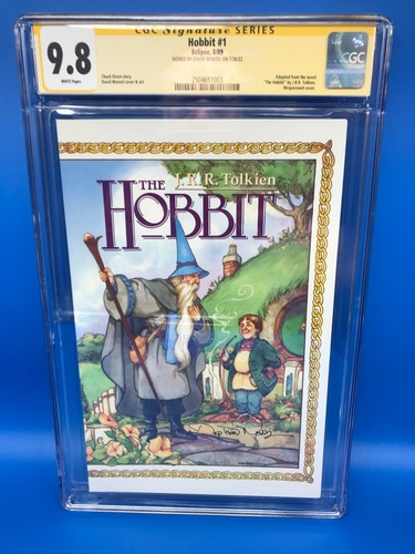 The Hobbit #1 - Eclipse - CGC SS 9.8 NM/MT- Signed by David Wenzel | eBay
