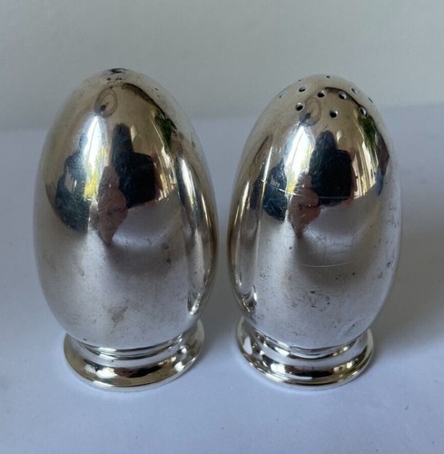 Beautiful vintage mid century Holger Rasmussen Sterling Silver Egg Salt ...