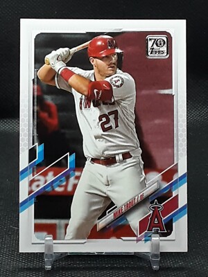 MIKE TROUT 2021 TOPPS #27 ANGELS O2 | eBay