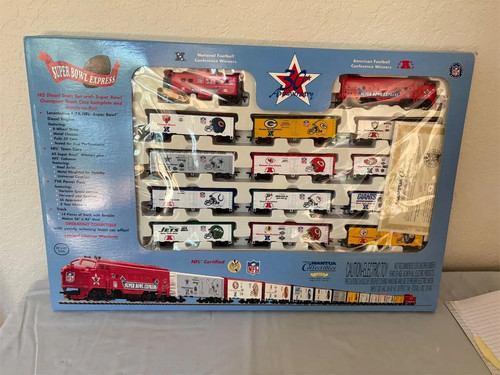 SUPER BOWL EXPRESS TRAIN COMPLETE SET 30th Anniversary NFL Dallas KC ...