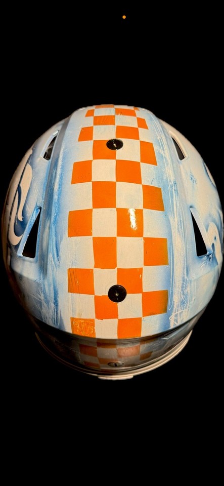 Peyton Manning Autographed SpeedFlex Helmet - Custom Painted Speed Flex ...
