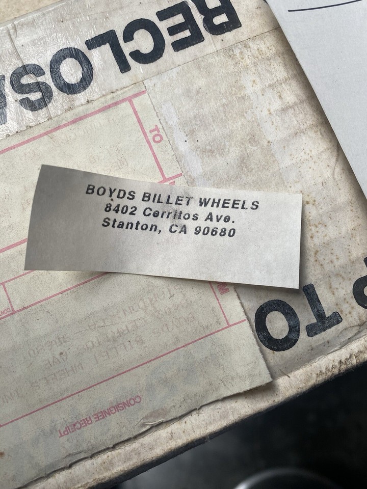 Boyd Coddington Wheels NOS BOYDS | 15" | 7" | 200 | 60 Aspect Ratio ...