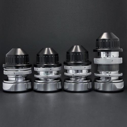Silver Cine Mod Set: 37, 58, 85, 135 for Canon EF, Sony-E, M4/3, Fuji-X ...