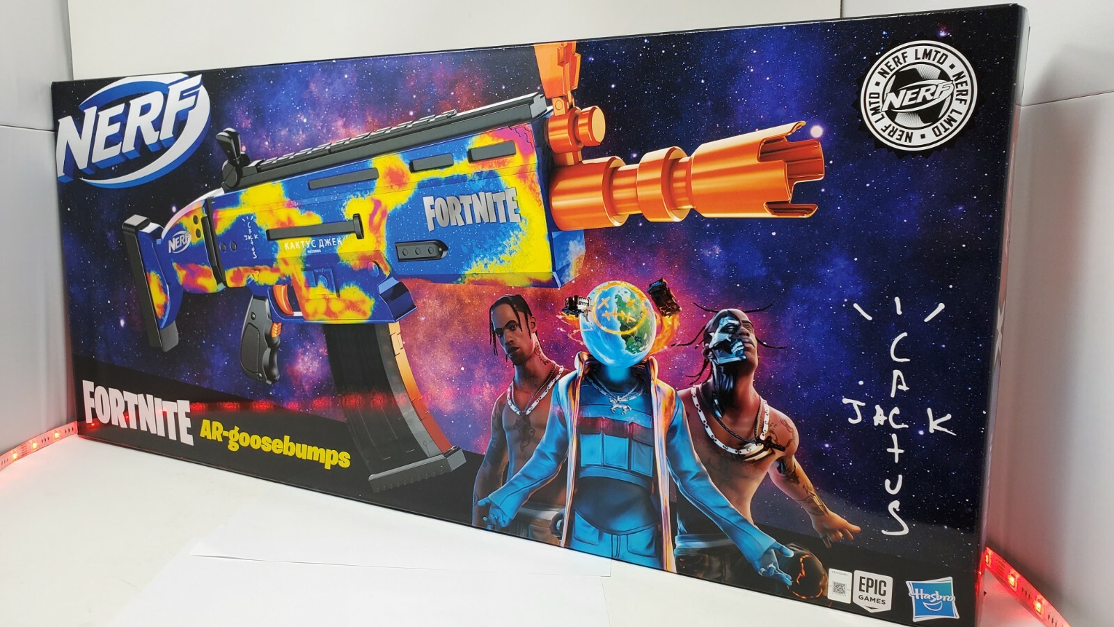 Cactus Jack (Travis Scott) x Fortnite x Nerf Gun AR-Goosebumps | In ...