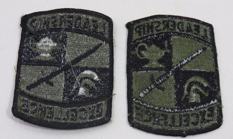 US Army Leadership Excellence Military Patch set USAR Reserve Officer ...