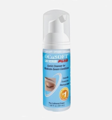 OCuSOFT Lid Scrub Plus Foam Extra Strength Eyelid Cleanser for ...