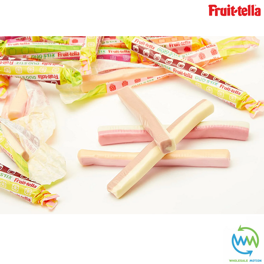 FRUITELLA Duo Stix Individual Wrapped Fruit-Ella SWEETS CHEW Retro ...