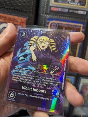 Digimon Release Special Booster 2.5 Violet Inboots Rare Alt Alternate ...