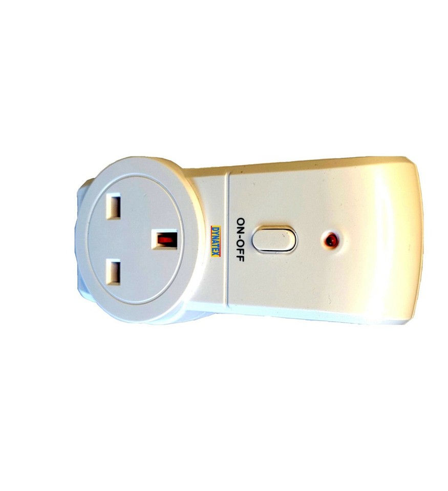 3 Wireless Remote Control Sockets Electrical 3 Pin Plug 4 Programmable ...