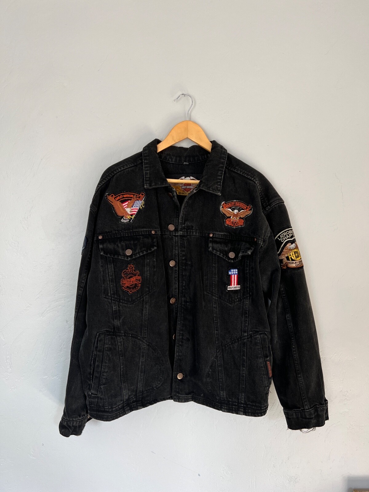 Harley davidson denim jacket - Gem