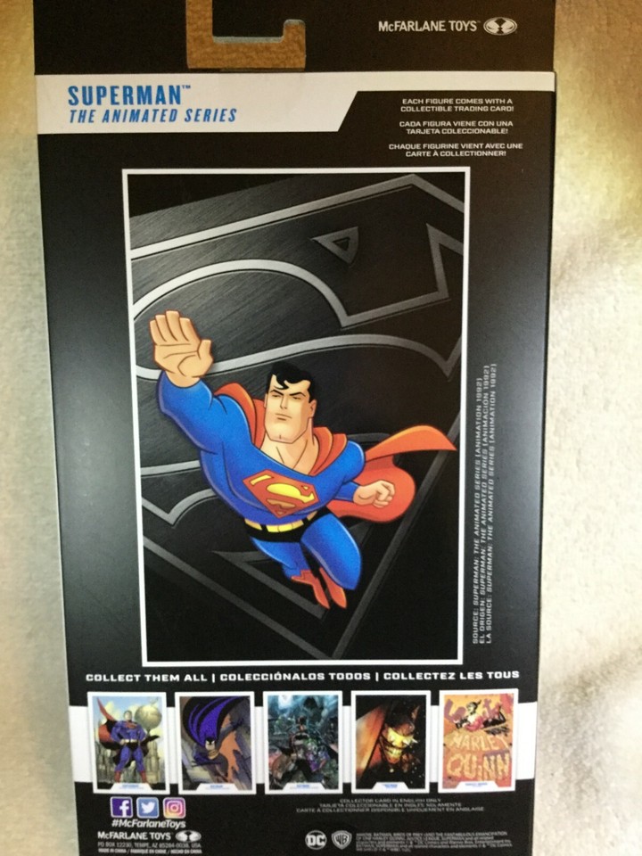 DC Superman Animated Multiverse McFarlane Toys 2020 brand new MIB Scuff ...