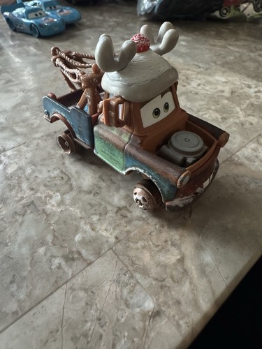 Disney Pixar Cars - REINDEER MATER SAVES CHRISTMAS NO TIRES 1:55 Die ...