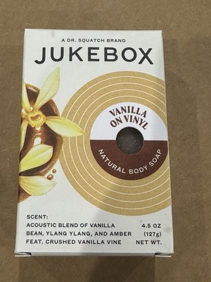 Jukebox Vanilla On Vinyl Natural Body Bar Soap By Dr. Squatch | eBay