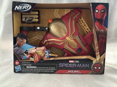 NERF Marvel Studios Spider-Man Web Bolt Blaster Soft Dart Launcher ...