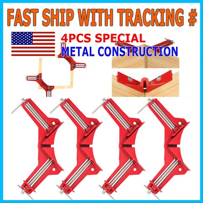 4X 90 Degree Right Angle Corner Clamp Woodworking Wood For Kreg Jigs ...