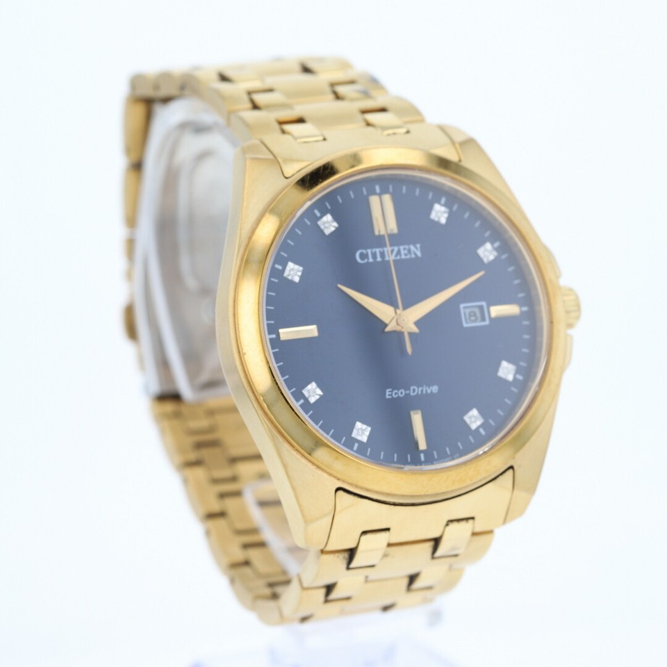 Citizen Classic Peyton Diamond Accent 42mm Blue Dial Stainless Steel ...