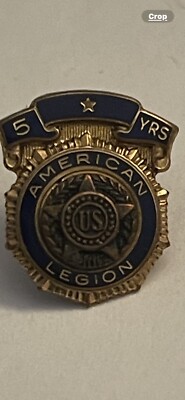 Vintage AMERICAN LEGION 5 Year Service Pin 1/10 10K Gold Filled | eBay