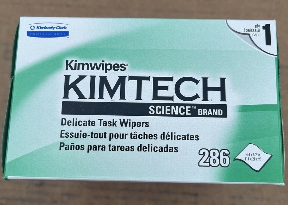 KIMTECH 34155 KIMWIPES DISPOSABLE CLOTH DELICATE TASK WIPERS LINT FREE ...