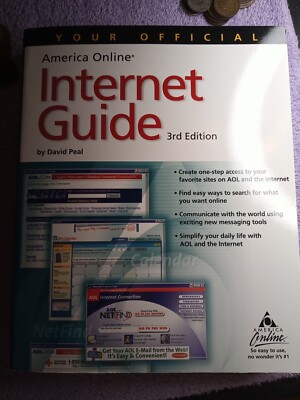America Online AOL 2001 Internet Guide David Peal TPB, 3rd Edition | eBay