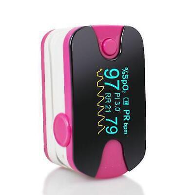 SpO2/PR Fingertip Pulse Oximeter Blood Oxygen PI Respiration Rate ...