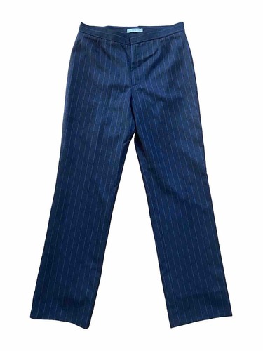 Chaiken Women's Pants Size 2 Black Blue Pinstripe Office Professional ...