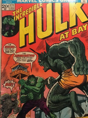 The Incredible Hulk 171 Abomination! THE RHINO! By Marvel Comics | eBay