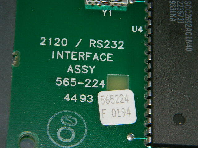 SIMPLEX 565-224 REV F 2120 / RS232 INTERFACE CARD | eBay