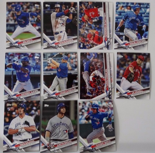 2017 Topps Update Toronto Blue Jays Team Set of 11 Baseball Cards | eBay