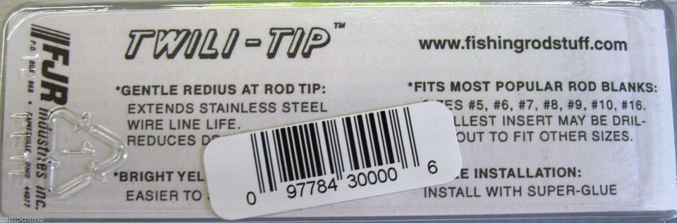 FJR TWILI-TIP FOR WIRE LINE TROLLING RODS SALMON TROUT | eBay