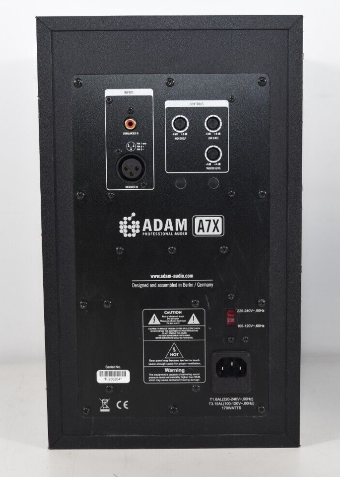 Lot Of 2 ADAM Audio A7X 7" Powered Studio Monitors | eBay